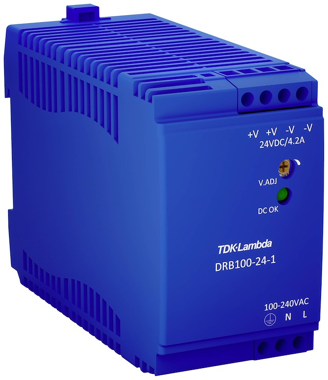 TDK-Lambda DRB100-24-1 napajanje za DIN šinu 85-264 V/AC → 24 V/DC 4,2 A