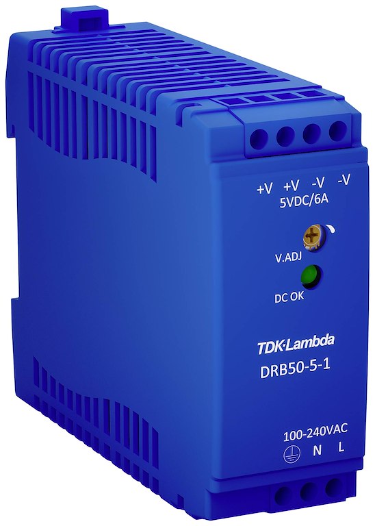 TDK-Lambda DRB50-24-1 napajanje za DIN šinu 85-264 V/AC → 24 V/DC 2,1 A