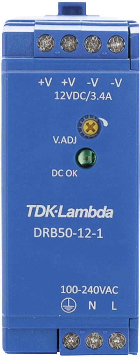 TDK-Lambda DRB50-12-1 napajanje za DIN šinu 85-264 V/AC → 12 V/DC 4,2 A