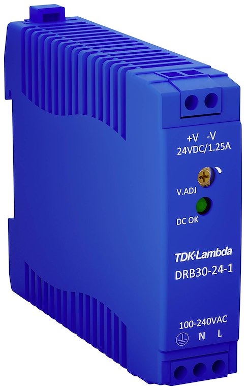 TDK-Lambda DRB30-24-1 napajanje za DIN šinu 85-264 V/AC → 24 V/DC 1,25 A