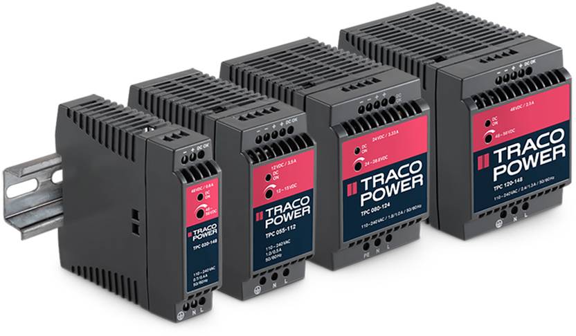 TracoPower TPC 080-124 napajanje za DIN šinu 85 V/AC → 24 V/DC 3,3 A 80 W