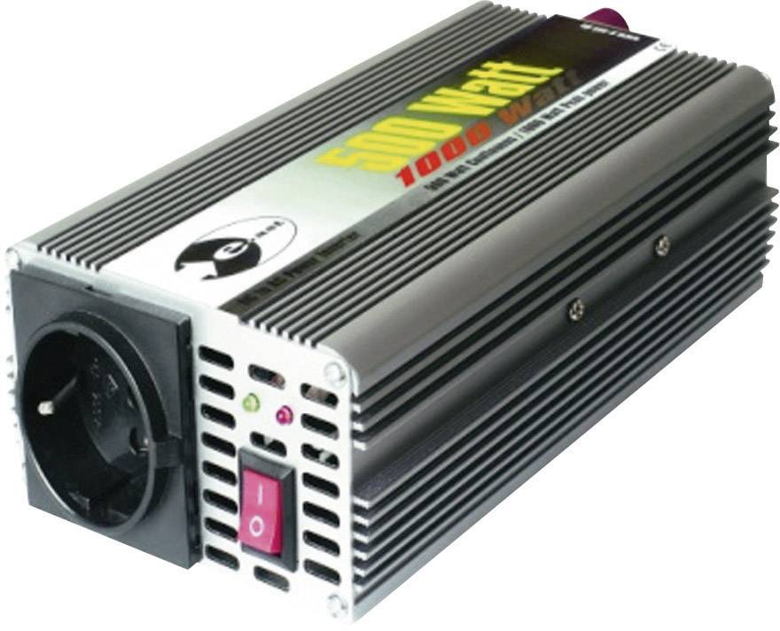 CL 500-12 inverter 12 V/DC (11–15 V) → 230 V/AC 500 W 1000 W