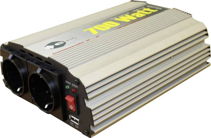 CL700-D-12 inverter 12 V/DC (11–15 V) → 230 V/AC, 5 V/DC 700 W 1400 W