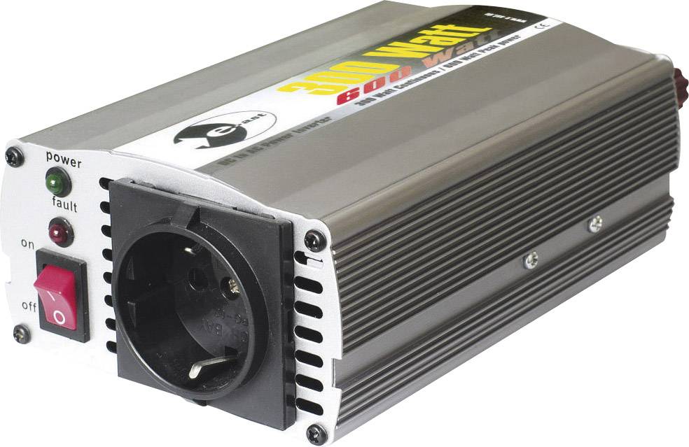 CL300-12 inverter 12 V/DC (11–15 V) → 230 V/AC 300 W 600 W