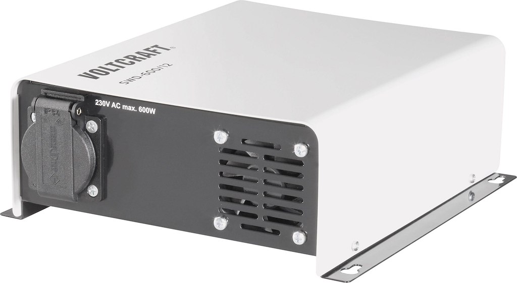 VOLTCRAFT SWD-600/12 inverter 12 V/DC → 230 V/AC 600 W 1200 W