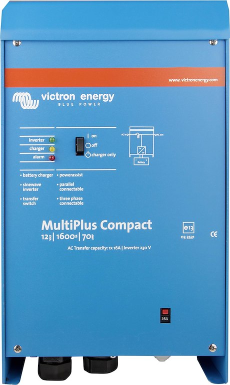Victron Energy MultiPlus C 12/1600/70-16 inverter 230 V 800 W