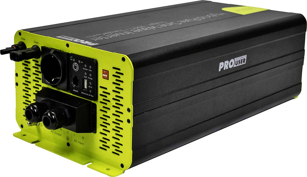 ProUser PSI1500TX inverter 10,5 V – 16 V → 230 V/AC 1500 W čisto sinusni talasni oblik