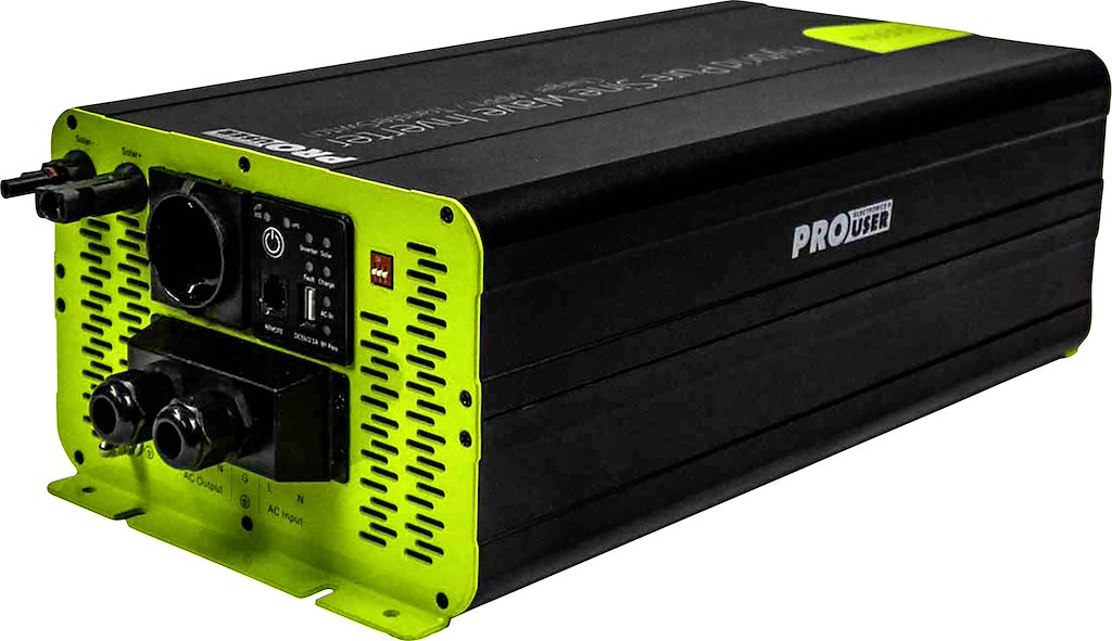 ProUser PSI3000TX inverter 10,5 V – 16 V → 230 V/AC 3000 W čisto sinusni talasni oblik