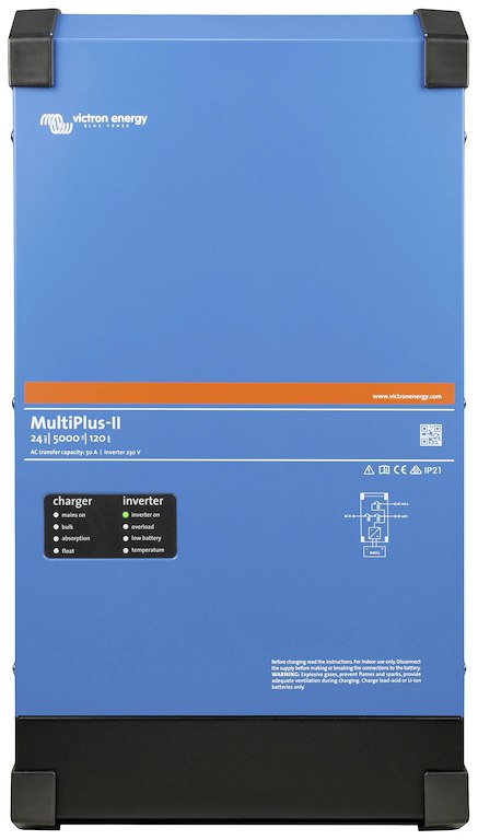 Victron Energy PMP242505010 inverter 19 – 33 V → 230 V 5000 W čisto sinusni talasni oblik