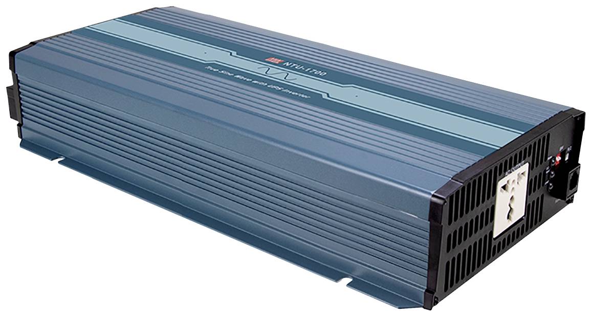 MEAN WELL NTU-1700-212EU inverter 12 V/DC → 230 V/AC čisto sinusni talasni oblik