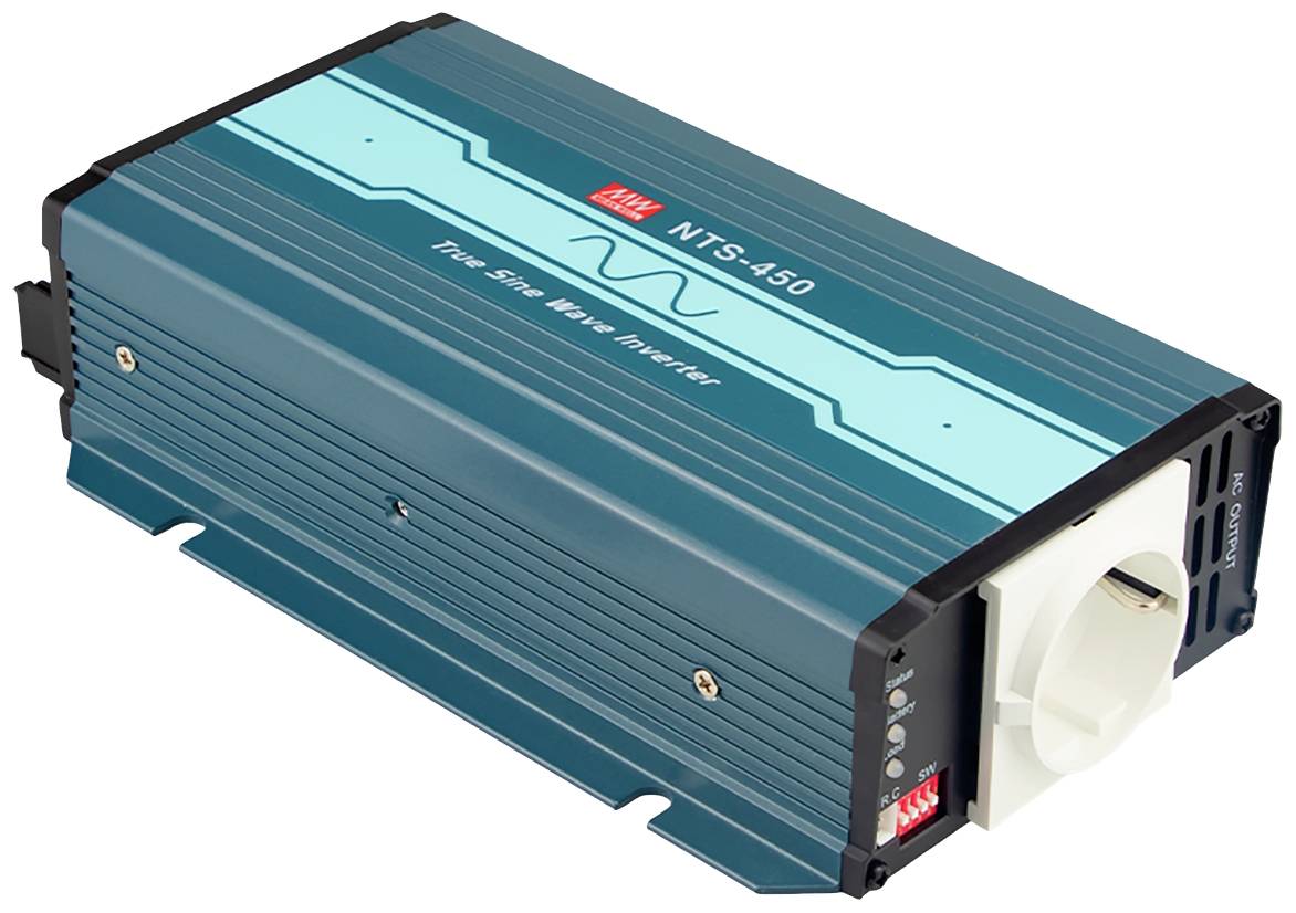MEAN WELL NTS-450-212EU inverter 12 V/DC → 230 V/AC 450 W 900 W