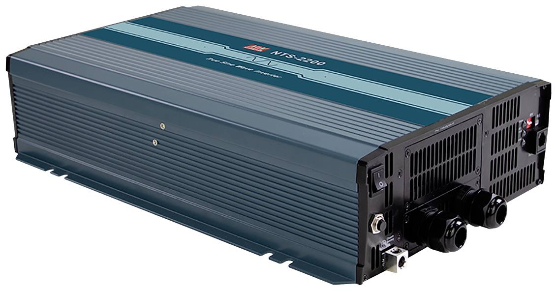MEAN WELL NTS-2200-212EU inverter 12 V/DC → 230 V/AC 3200 W čisto sinusni talasni oblik