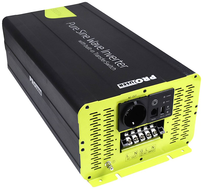 ProUser PSI3000TX inverter 10,5 do 16 V → 230 V/AC 3000 W 4500 W