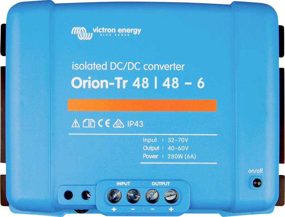 Victron Energy Orion-Tr 48/48-6A pretvarač napona 32-70 V → 48,2 V 280 W
