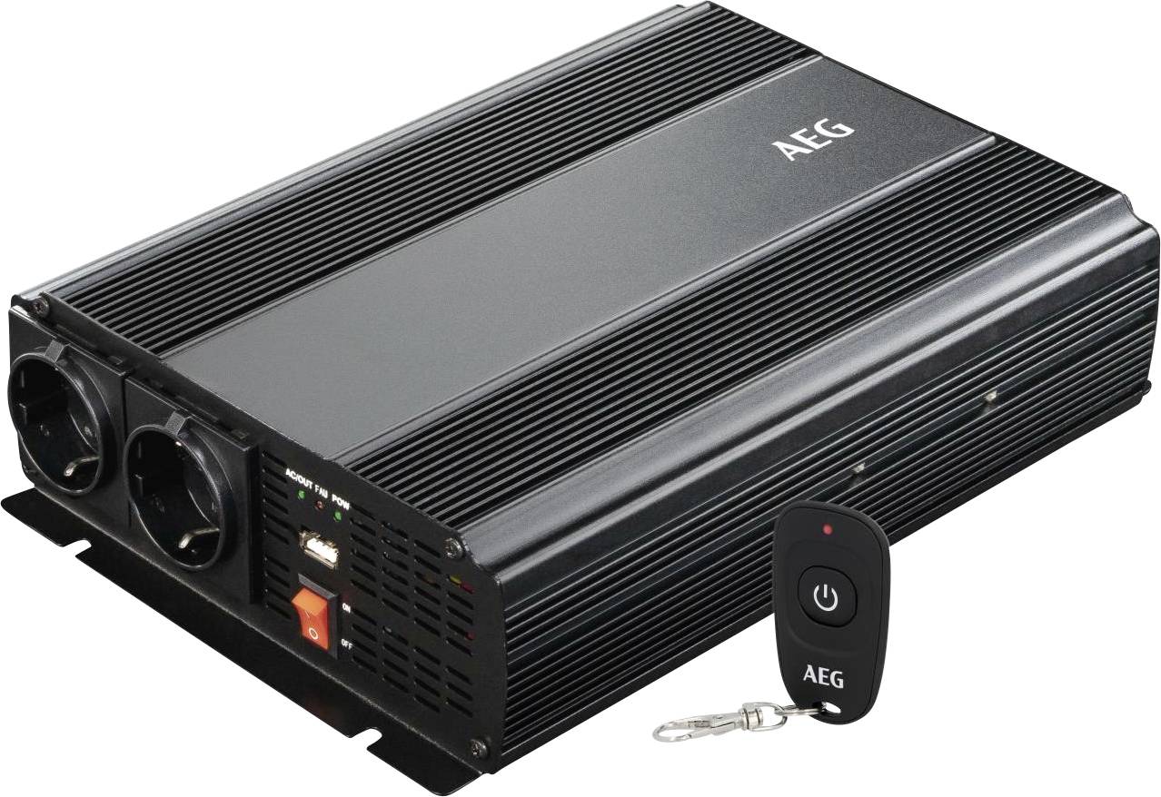 AEG inverter 12 jednosmerni struja 230 V/AC 1000 W