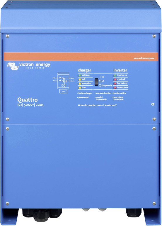 Victron Energy QUA248020010 inverter 19-33 V → 230 V/AC 8000 VA 16000 W