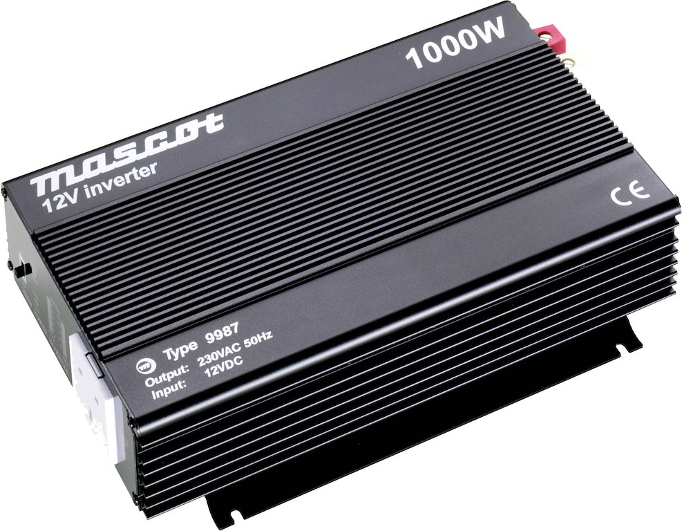 Mascot 9987 inverter 10, 15 V → 230 V/AC 1000 W 1200 W