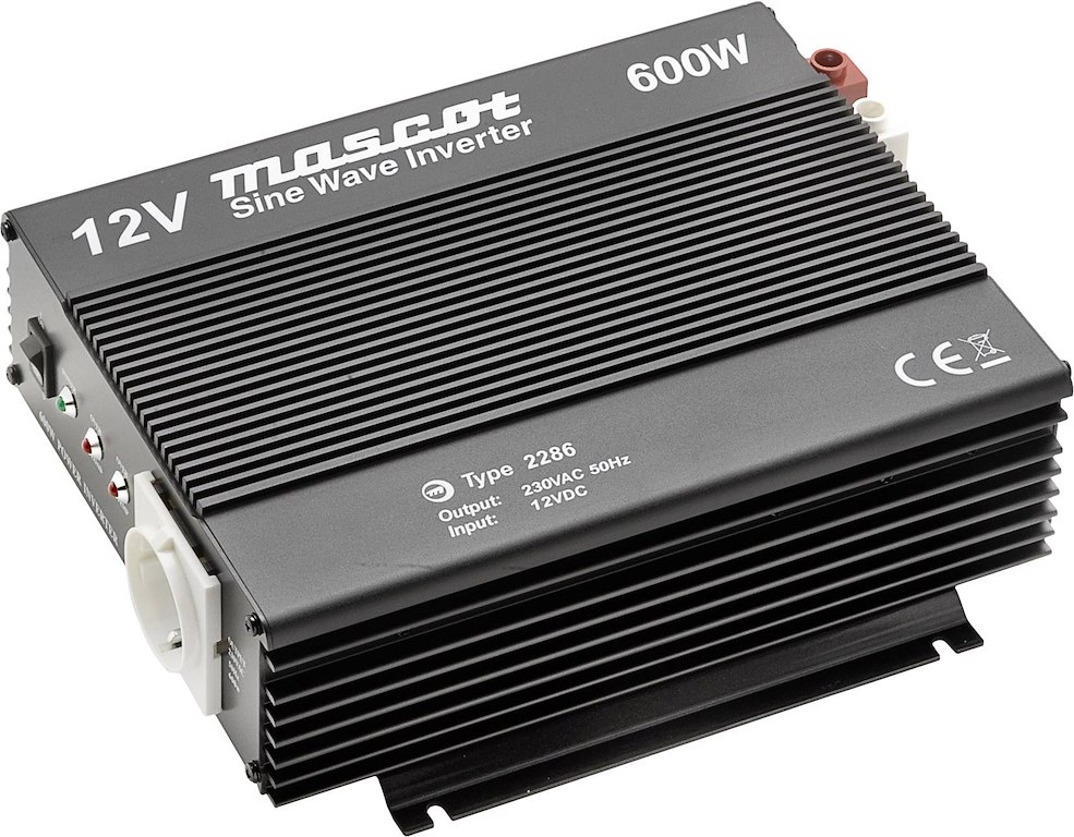 Mascot 2286 inverter 10, 15 V → 230 V/AC 600 W 1000 W