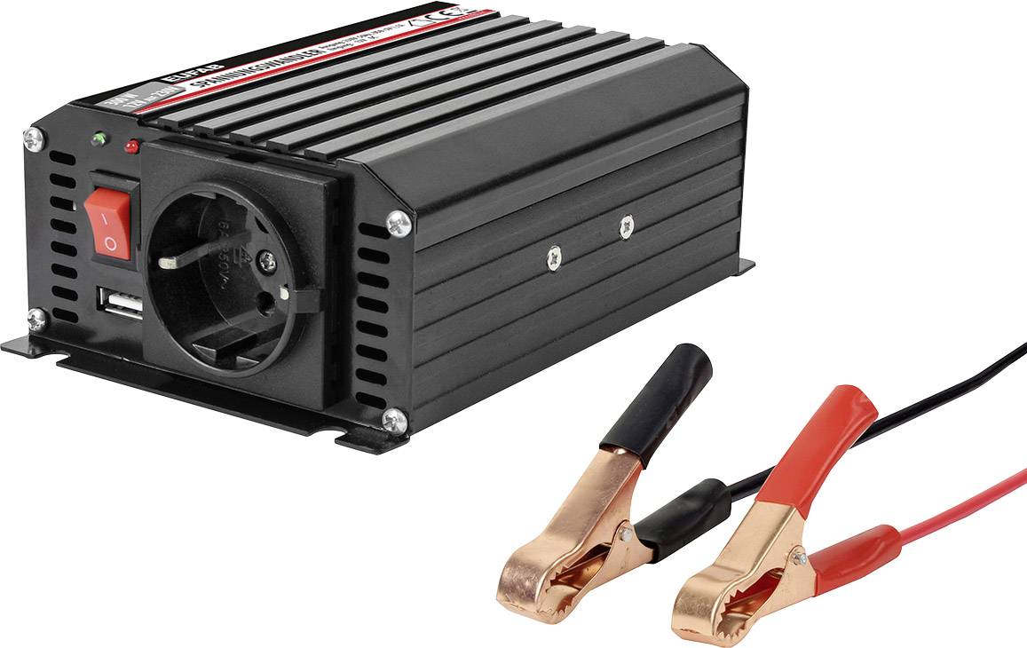 Eufab 300W 12 230V inverter 12 V/DC → 230 V/AC 600 W