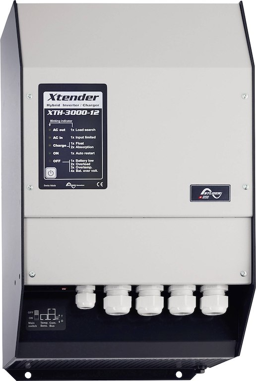 Studer XTH 3000-12 mrežni inverter 9,5, 17 V → 230 V/AC 3000 W čisto sinusni talasni oblik