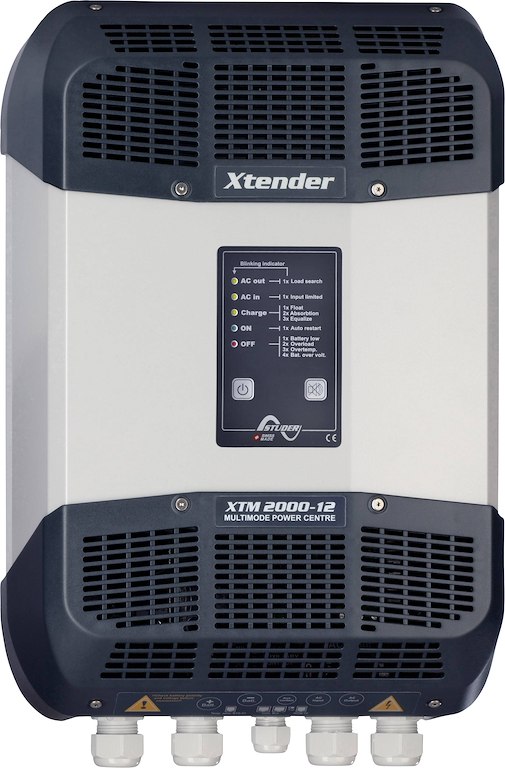 Studer XTM 2000-12 mrežni inverter 9,5, 17 V → 230 V/AC 2000 W čisto sinusni talasni oblik