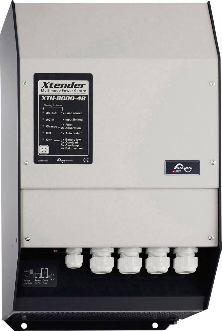 Studer XTH 8000-48 mrežni inverter 38, 68 V → 230 V/AC 8000 W čisto sinusni talasni oblik