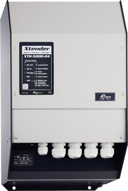 Studer XTH 5000-24 mrežni inverter 19, 34 V → 230 V/AC 5000 W čisto sinusni talasni oblik