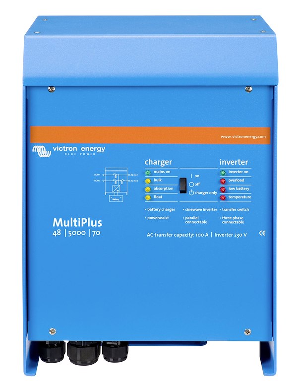 Victron Energy MultiPlus 48/5000/70-100 mrežni inverter 38, 66 V → 230 V/AC 5000 W 10000 W