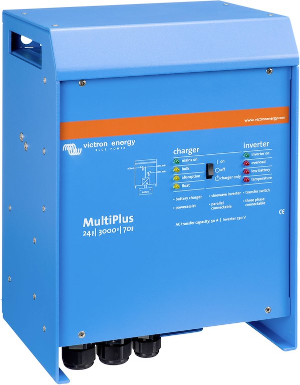 Victron Energy MultiPlus 24/3000/70-50 mrežni inverter 19, 33 V → 230 V/AC 3000 W 6000 W