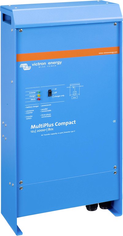 Victron Energy MultiPlus C 12/2000/80-30 mrežni inverter 9,5, 17 V → 230 V/AC 2000 W 4000 W