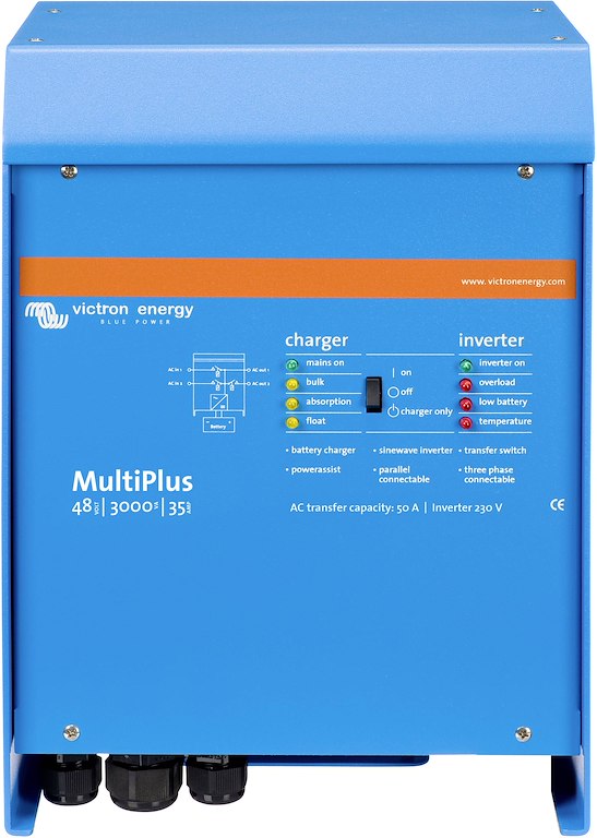 Victron Energy MultiPlus 48/3000/35-50 230 mrežni inverter 38, 66 V → 230 V/AC 3000 W 6000 W