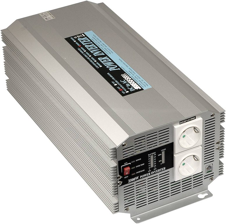 MEAN WELL A301-2K5-F3 inverter 10-15 V/DC → 230 V 2500 W