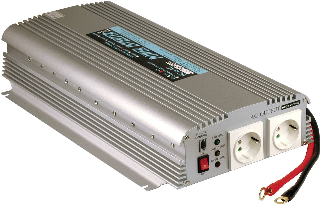 MEAN WELL A301-1K7-F3 inverter 10 – 15 V/DC → 230 V 1500 W
