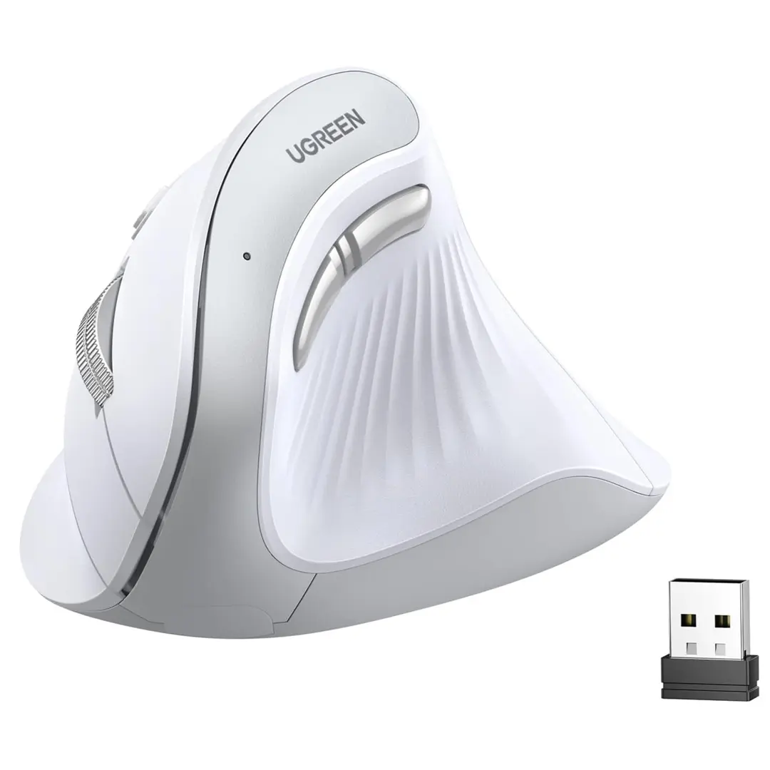 UGREEN MU008 Ergonomski Vertikalni Miš Bluetooth + 2.4G – (45759)