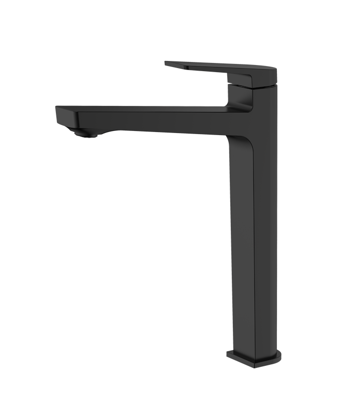 Baterija za lavabo, nadgradna, visoka, crna Arte Algo/BAR100LBL