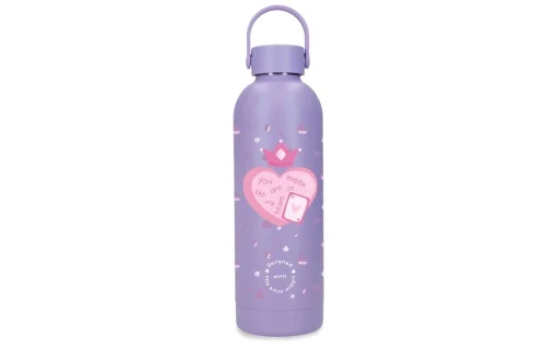 ENSO QUEEN OF HEARTS dečiji termos 500 ml - ljubičasta