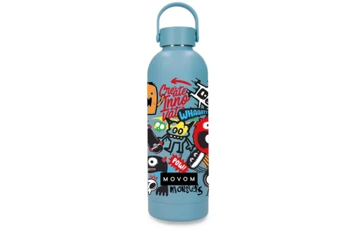 MOVOM MONSTERS dečiji termos 500 ml - plava