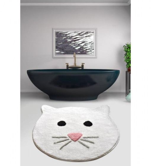 Tepih- maca, 90x90 cm, Cat Beyaz