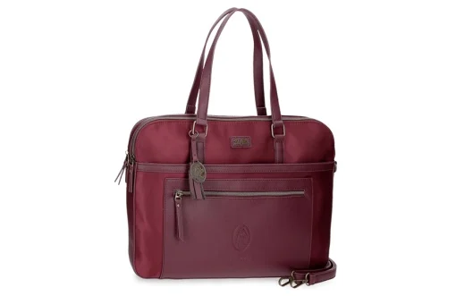 EL POTRO LANA torba za laptop - bordo