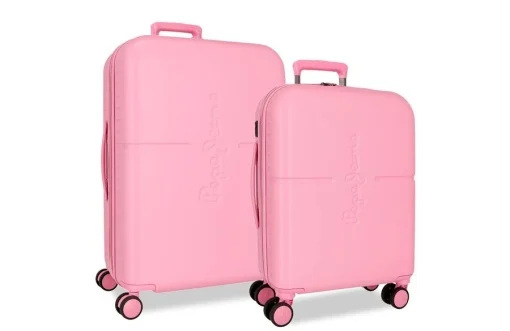 PEPE JEANS HIGHLIGHT set kofera 2/1 - pink
