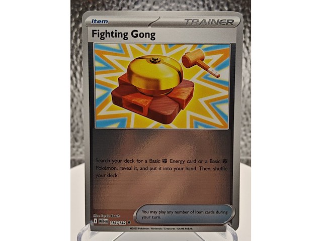 Fighting Gong Mega Evolution pokemon tcg 116/132