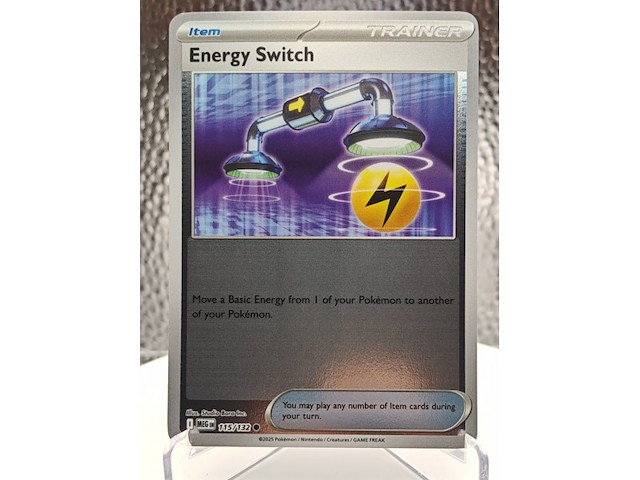 Energy Switch Mega Evolution pokemon tcg 115/132