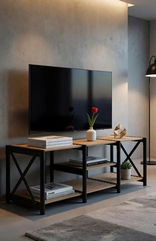 Hanah Home TV komoda, Antracit