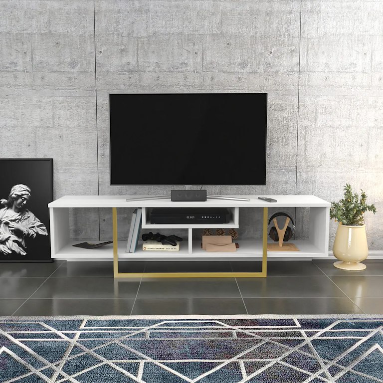 Hanah home TV Komoda Asal 150 Belo-Zlatna