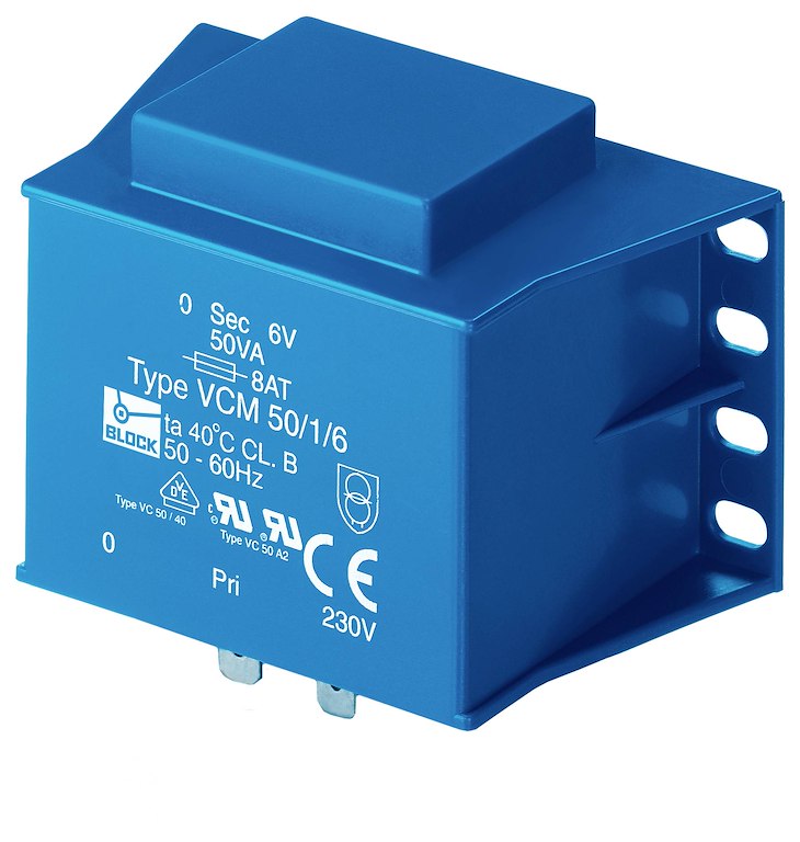 Block VCM 50/1/24 transformator za štampanu ploču 230 V → 24 V/AC