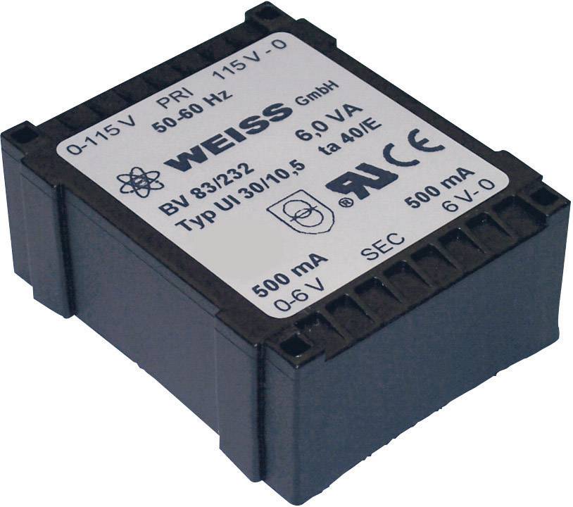 V/AC 83/235 transformator za štampanu ploču 230 V → 12 V/AC