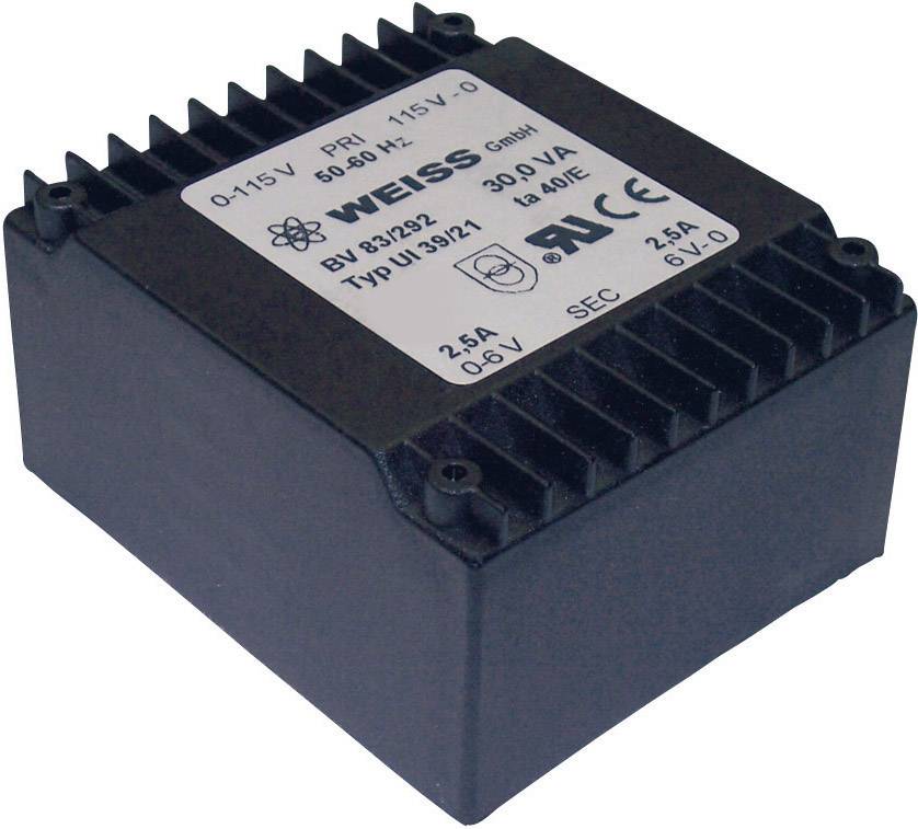Weiss 83/294 transformator za štampanu ploču 115 V → 9 V/AC
