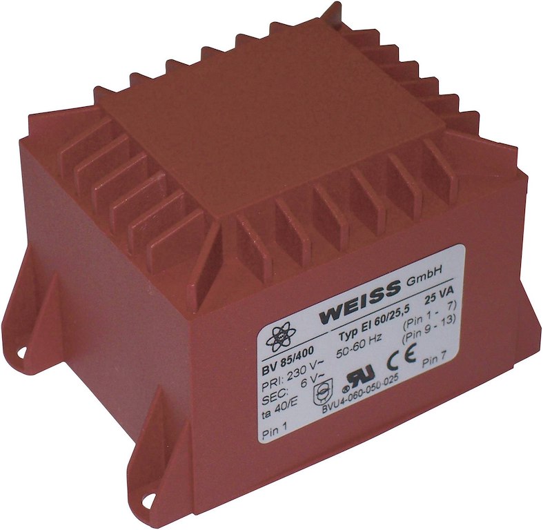 Weiss 85/405 transformator za štampanu ploču 230 V → 24 V/AC