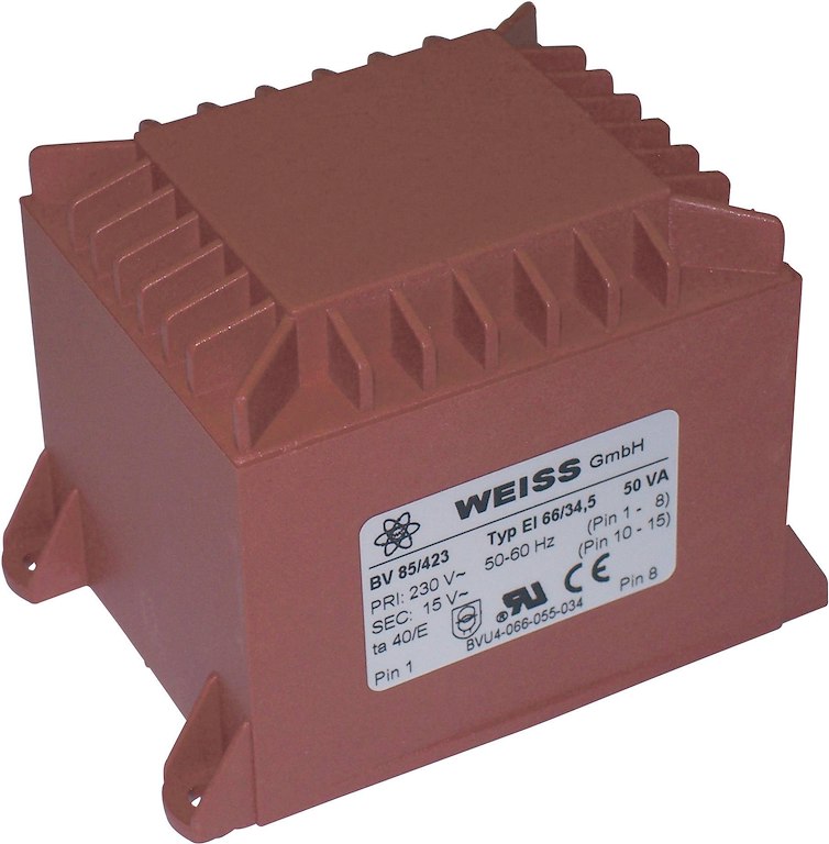Weiss 85/425 transformator za štampanu ploču 230 V → 24 V/AC