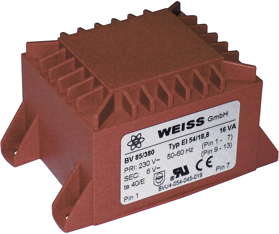 Weiss 85/385 transformator za štampanu ploču 230 V → 24 V/AC